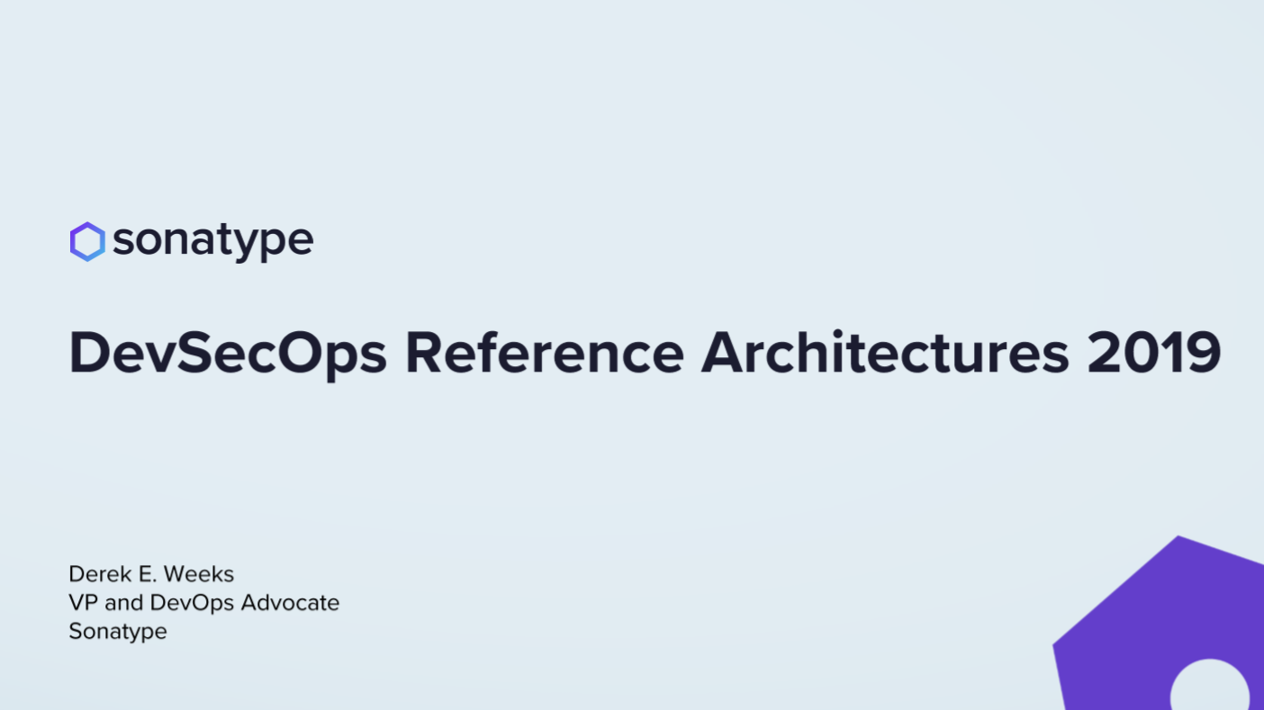 Thank You for Downloading the 2020 DevSecOps Reference Architecture Thank You for Downloading the 2020 DevSecOps Reference Architecture